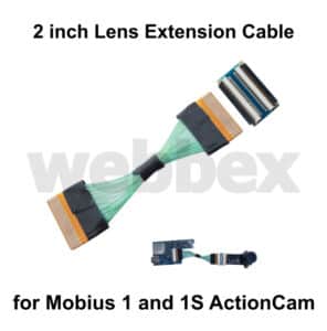 2 INCH LENS EXTENSION CABLE FOR THE MOBIUS 1 AND 1S ACTIONCAM – Webbex ...
